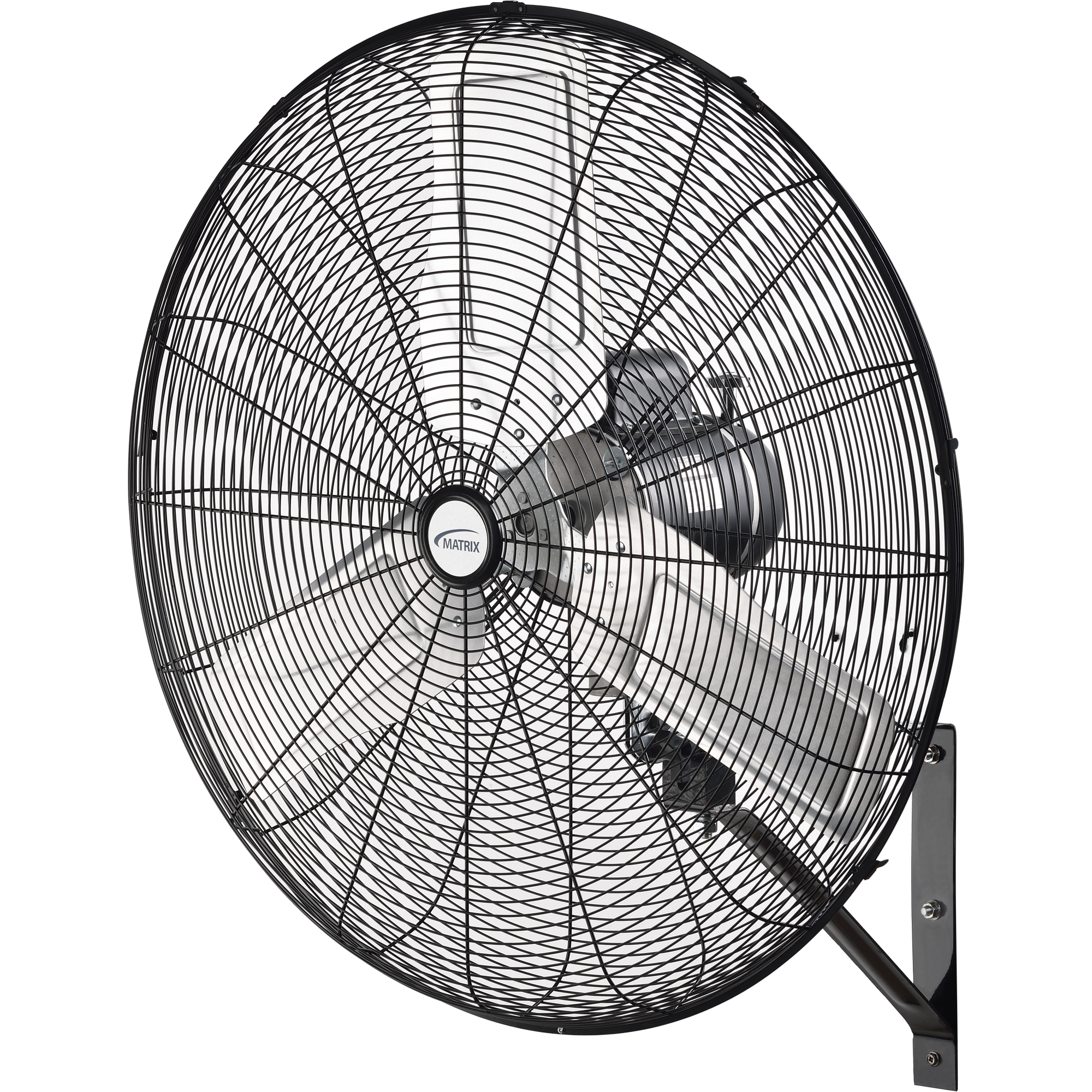 Matrix Industrial Products Oscillating Wall Fan, Industrial, 30" Dia ...