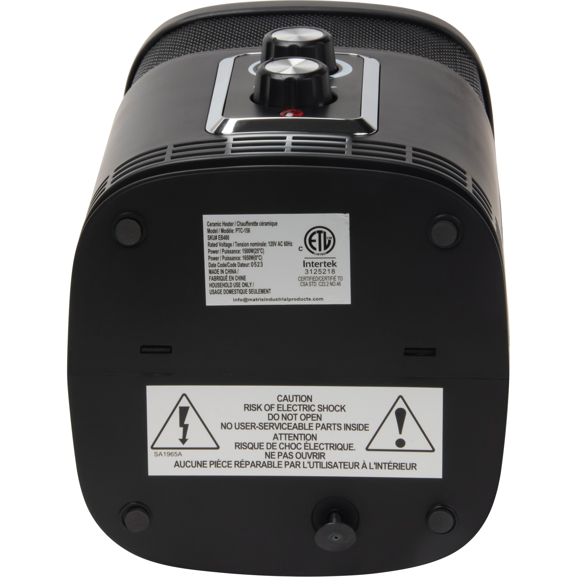 Matrix Industrial Products 360 Degree Surround Portable Heater, Ceramic ...